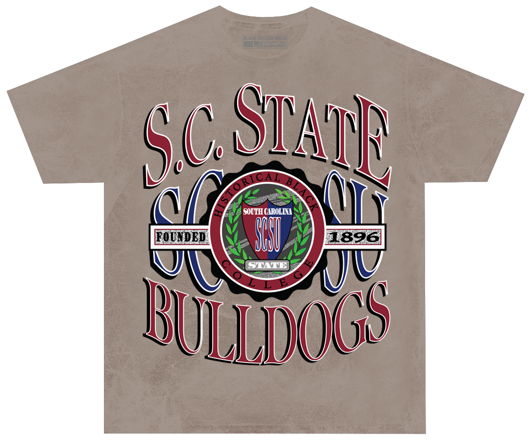 South Carolina State Retro 90s Crest T-Shirt [SCSU] – Black College Union