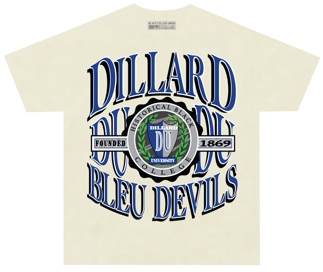 Dillard Retro 90s Crest T-Shirt [DU] – Black College Union