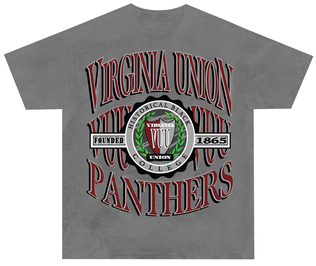 Virginia Union Retro 90s Crest T-Shirt [VUU] – Black College Union