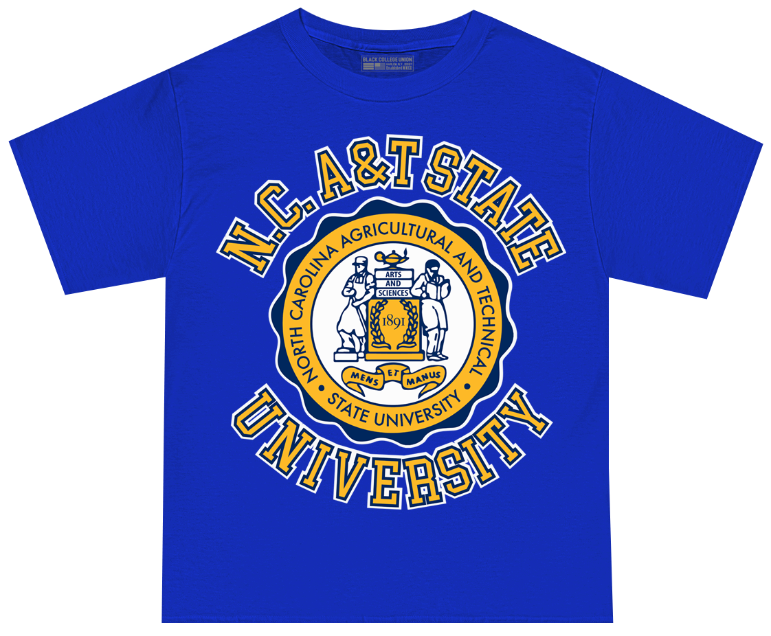 North Carolina A&T V2 80s Retro T-Shirt - [NCAT] – Black College Union