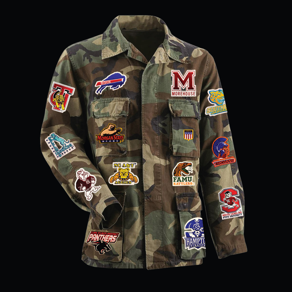 BCU Heritage HBCU Surplus Camo Jacket – Black College Union